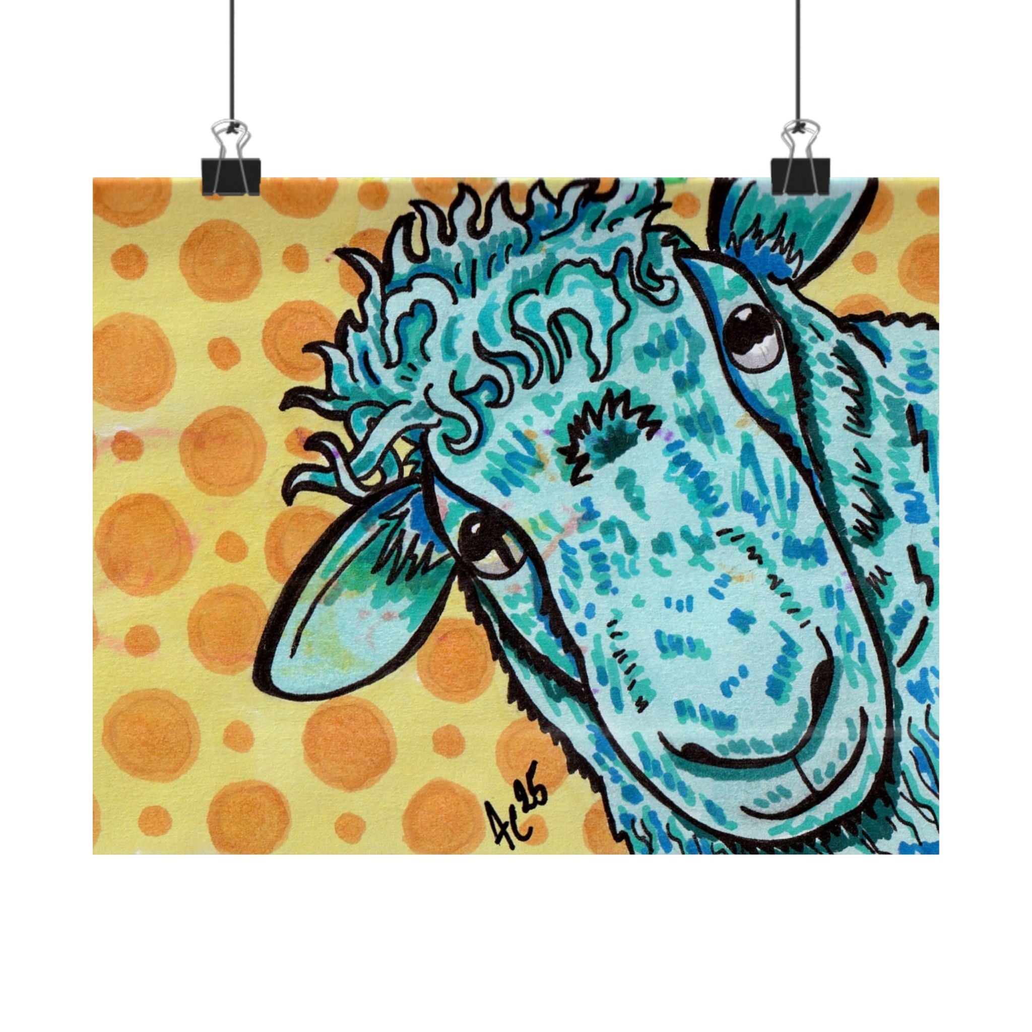 Wooly Wonder - Barnyard Oddities - Matte Poster – Echo & Ink Studios